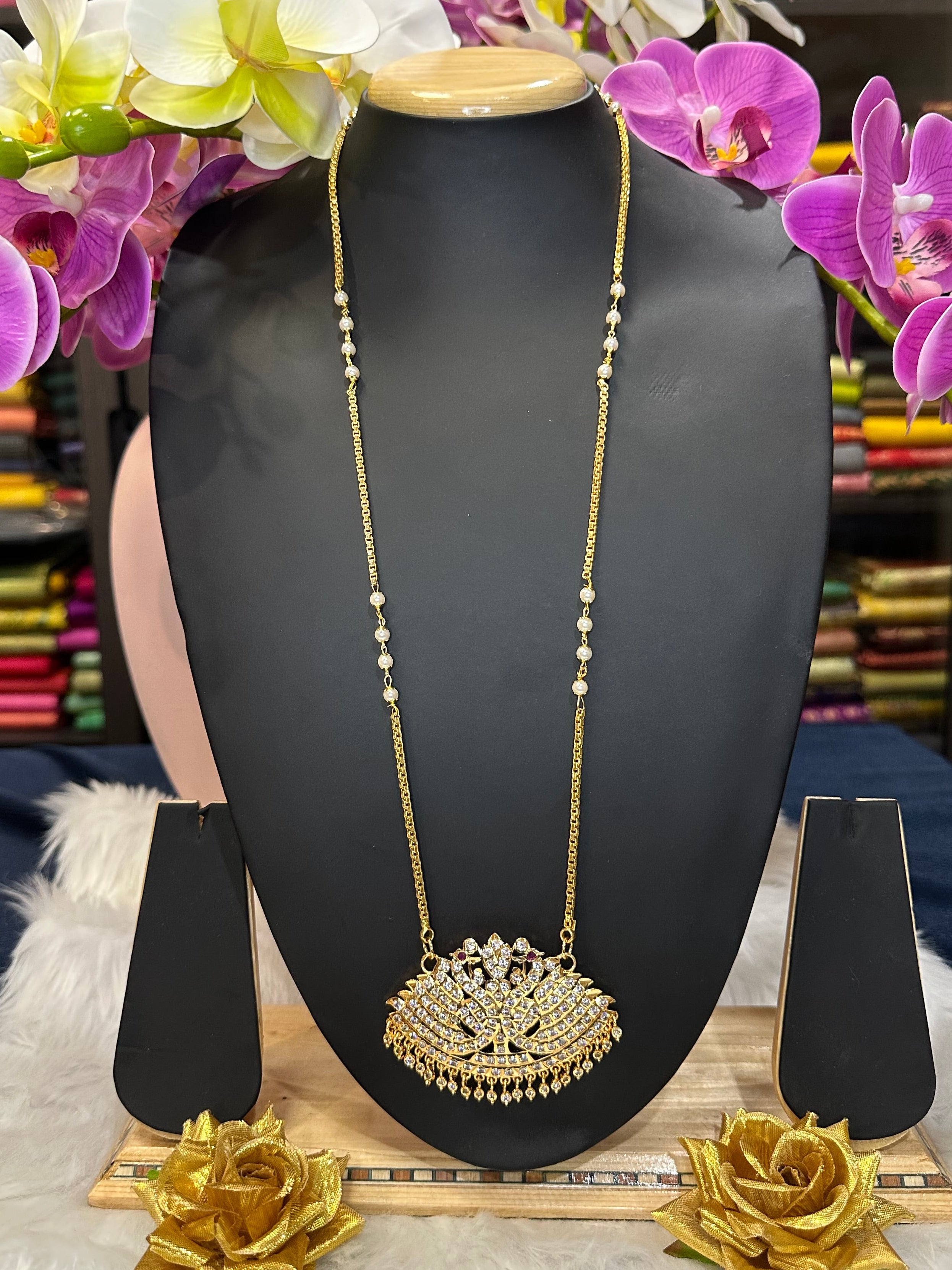 Impon Indian Necklace Annam Pathakkam Haram Wedding Jewellery N28 ...